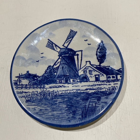 Delft Blue | Accents | Delft Blue Handpainted 4 Wall Plate | Poshmark